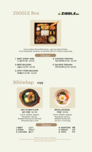 Menus - Ziggle Tofu & Grill